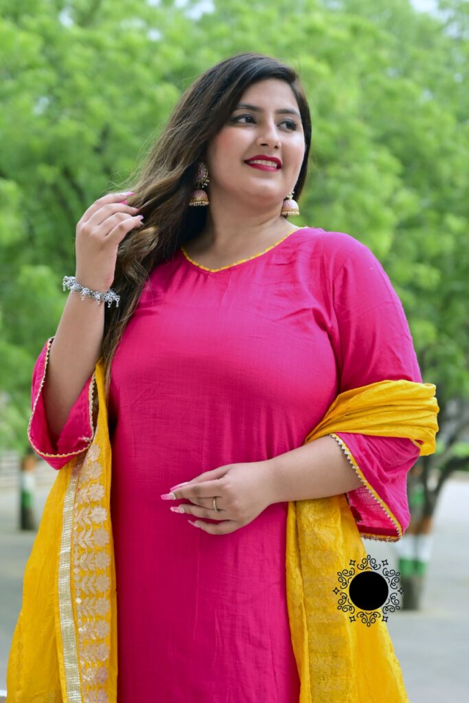 Shop Now Plus Size Rani Sharara Gotapatti Dupatta Set » 𝗔𝗗𝗜𝗥𝗜𝗖𝗛𝗔